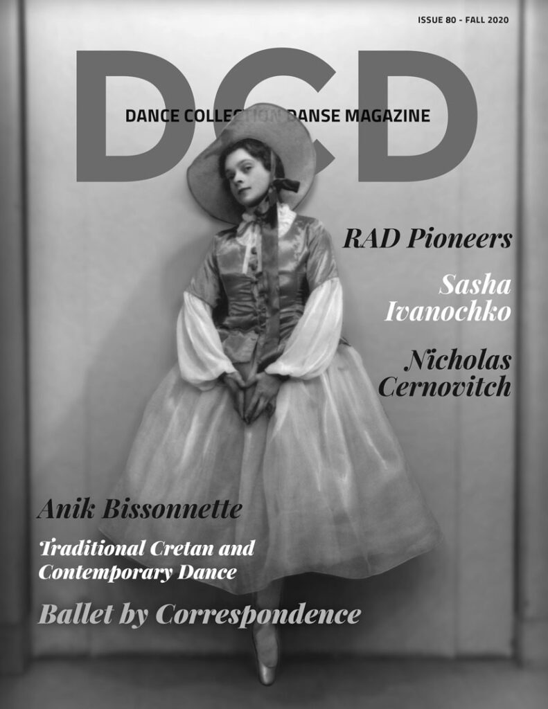 DCD The Magazine – Issue 80, Fall 2020 – Dance Collection Danse